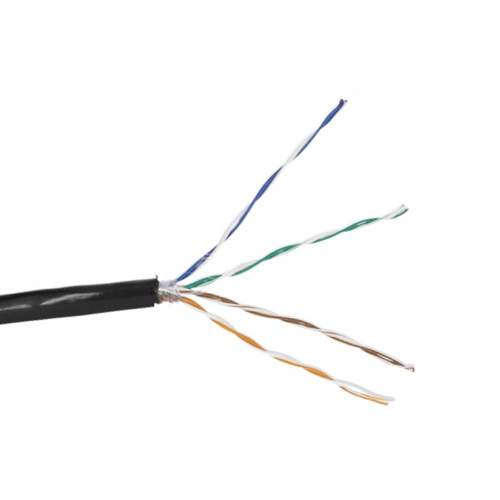 KABEL SKRĘTKA UTP CAT 5E UV DRUT CCA HQ - 305m