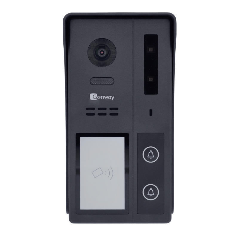 Genway KIT-F-S62-V13-A01-PS - Zestaw wideodomofonowy 2 żyłowy z ...